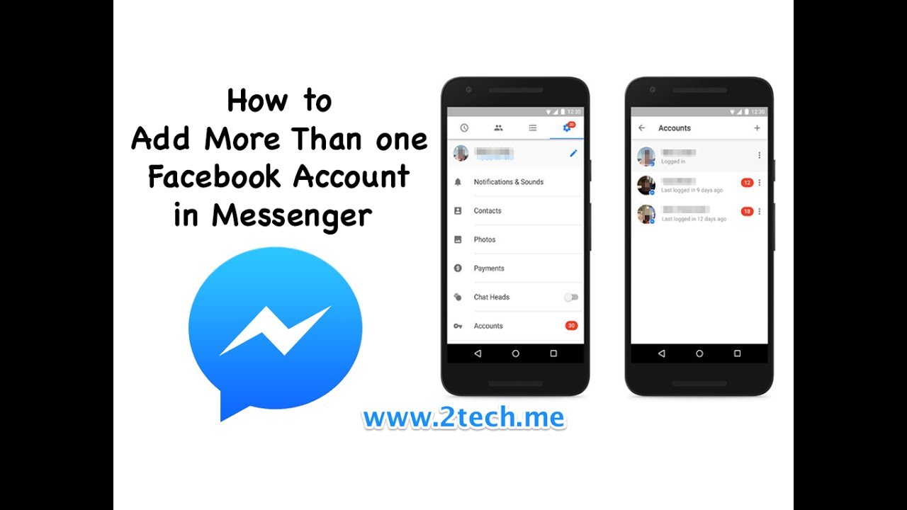How To Add More Than One Facebook Account In Messenger 2tech me